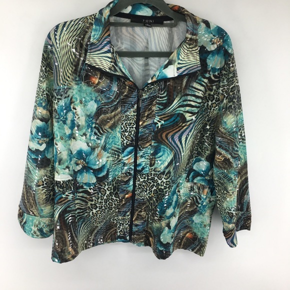 Toni Morgan | Jackets & Coats | Toni Morgan Sequin Jacket | Poshmark